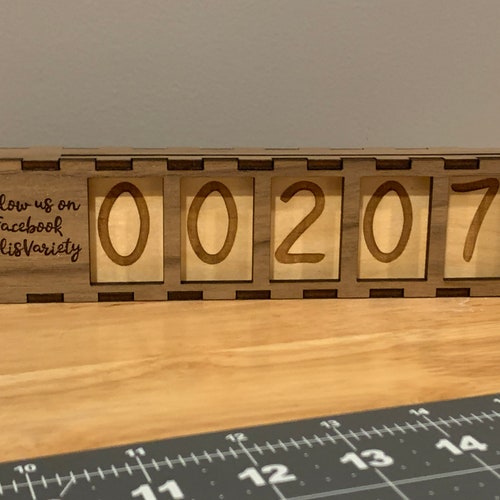 Desktop Social Media Followers Tracker Countertop Counter - Etsy