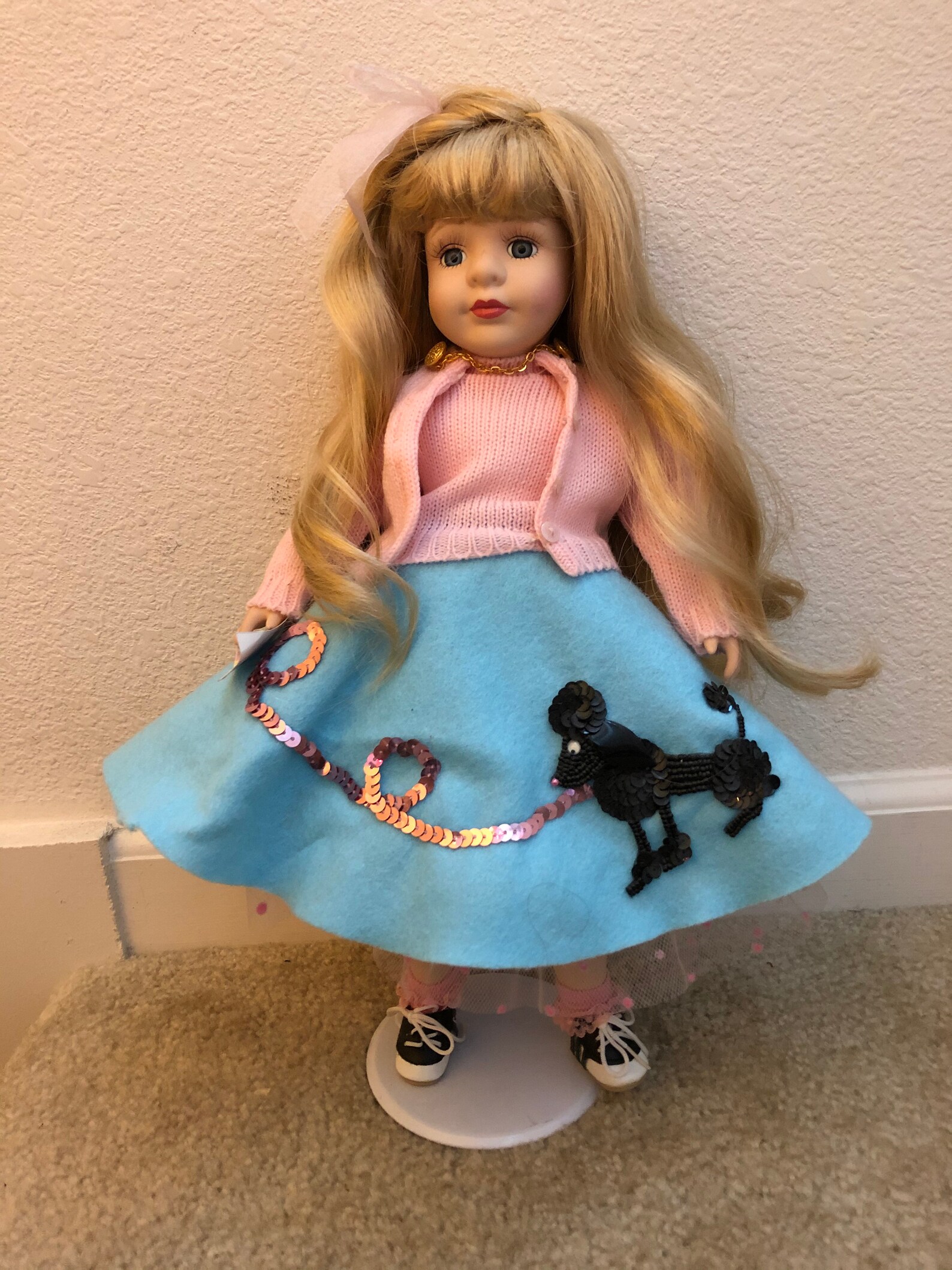 Vintage 80s Girl Porcelain Doll - Etsy