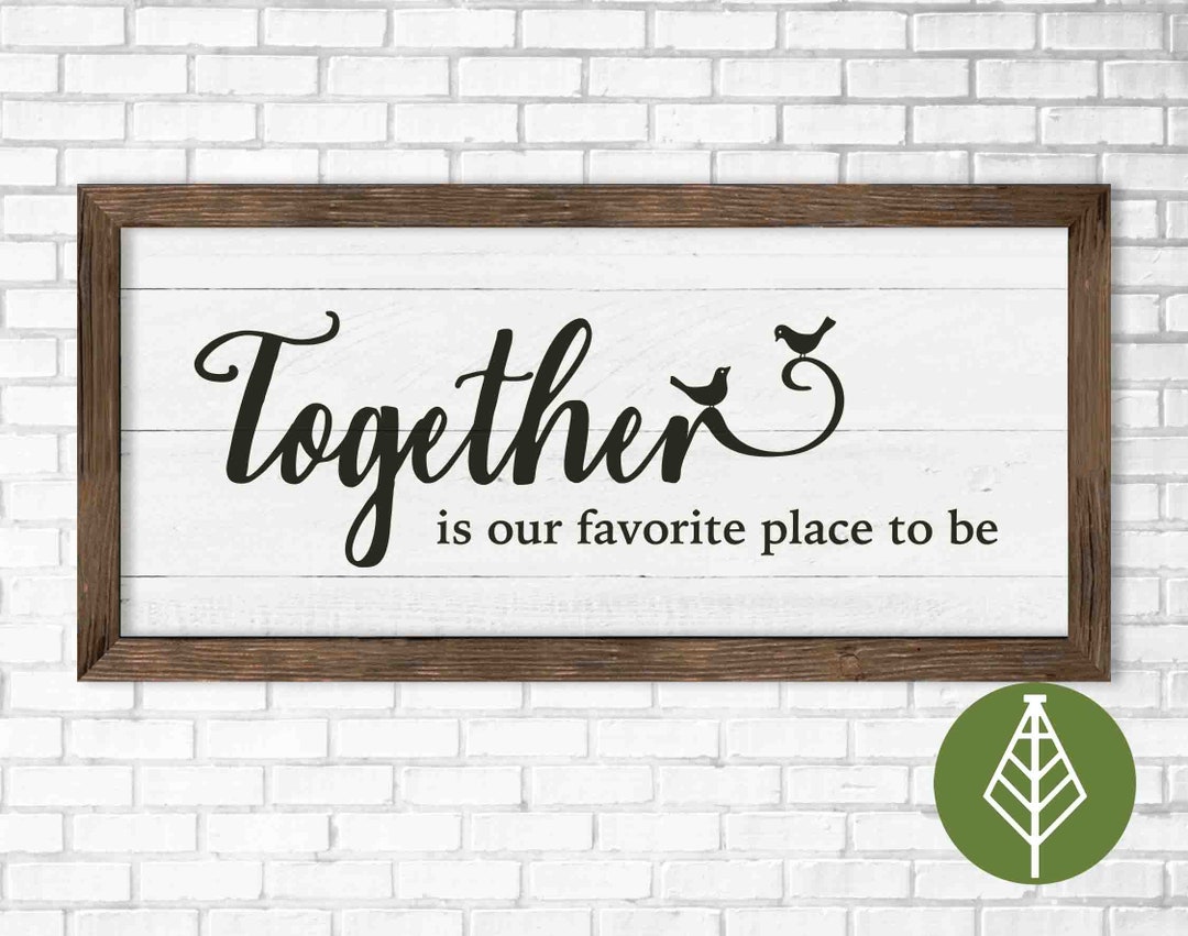 Together is Our Favorite Place to Be SVG, Couples, Sweet Birds Graphic ...