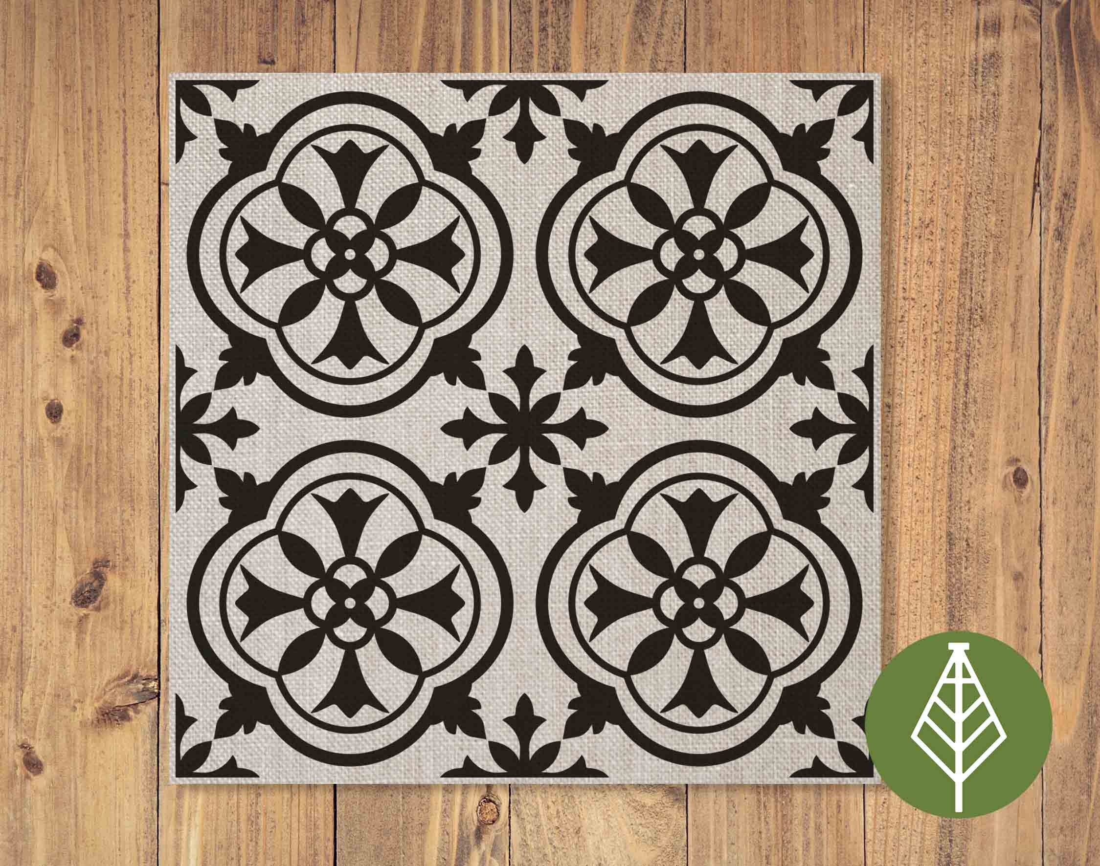 Moroccan Tile Design Svg, Farmhouse Tile Design, Silhouette Cameo, Wood ...