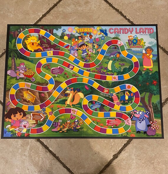Candy Land Dora Game Board | Etsy