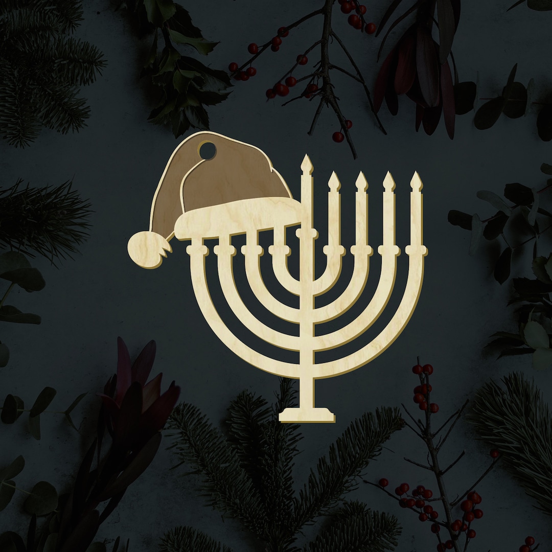 Happy Chrismukkah Ornament - Mixed Holiday - Jewmas - Jewish Ornament ...