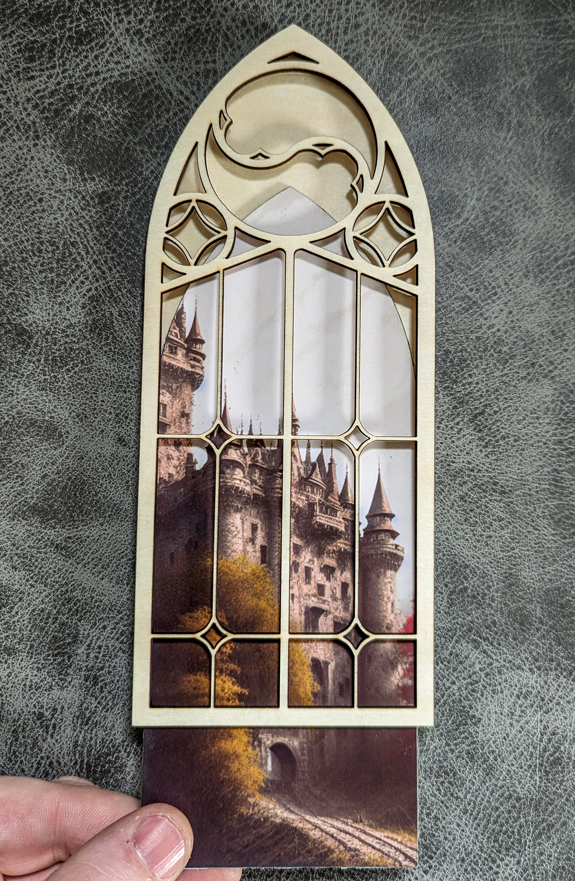 Bookshelf Fantasy Windows, Book Nook, Bookshelf Insert, Changeable ...