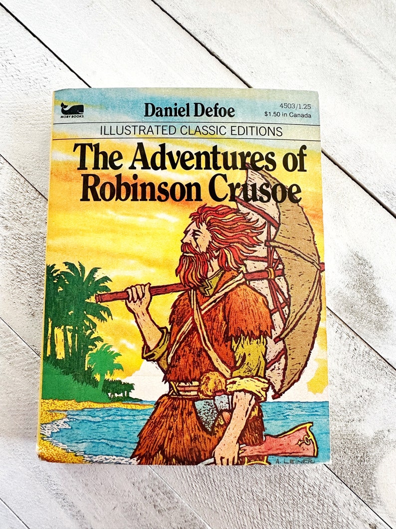 Vintage Adventures of Robinson Crusoe Children's Copy Illustrated ...