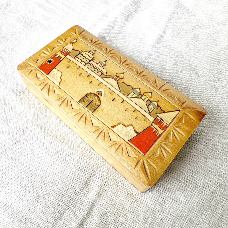 Carved Russian Box - Etsy