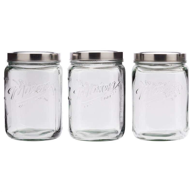 Mason Craft & More 4 Qt. Canning Jar set of 3 | Etsy Mason Craft & More 4 Qt. Canning Jar set of 3 | Etsy
