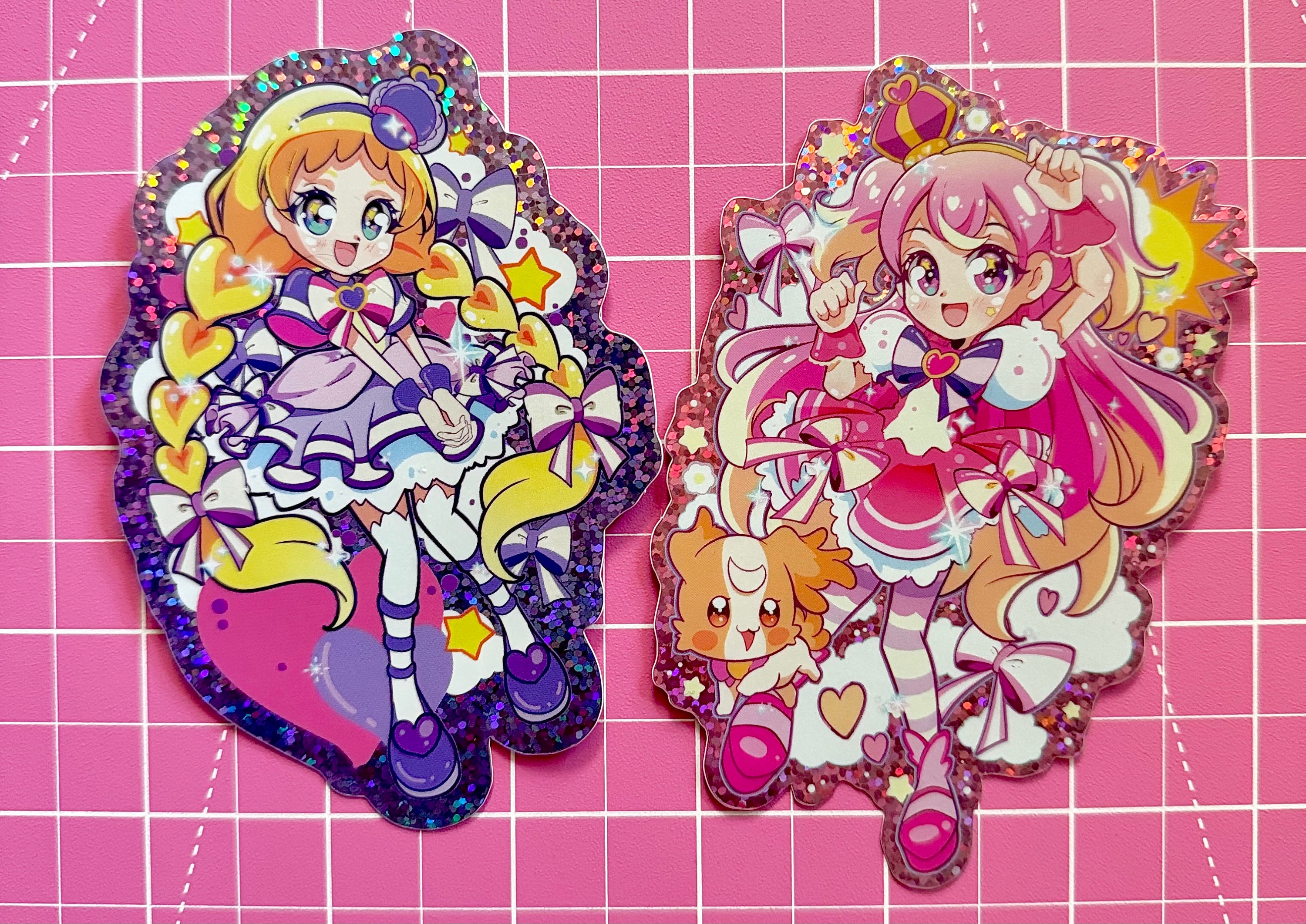 Magical Girls 8x6 Print and Sticker - Etsy