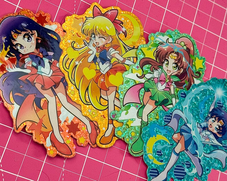 Magical Girl Sticker Set 4 - Etsy