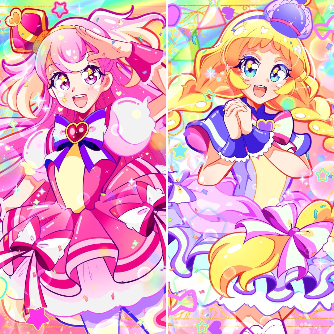 Magical Girls 8x6 Print and Sticker - Etsy