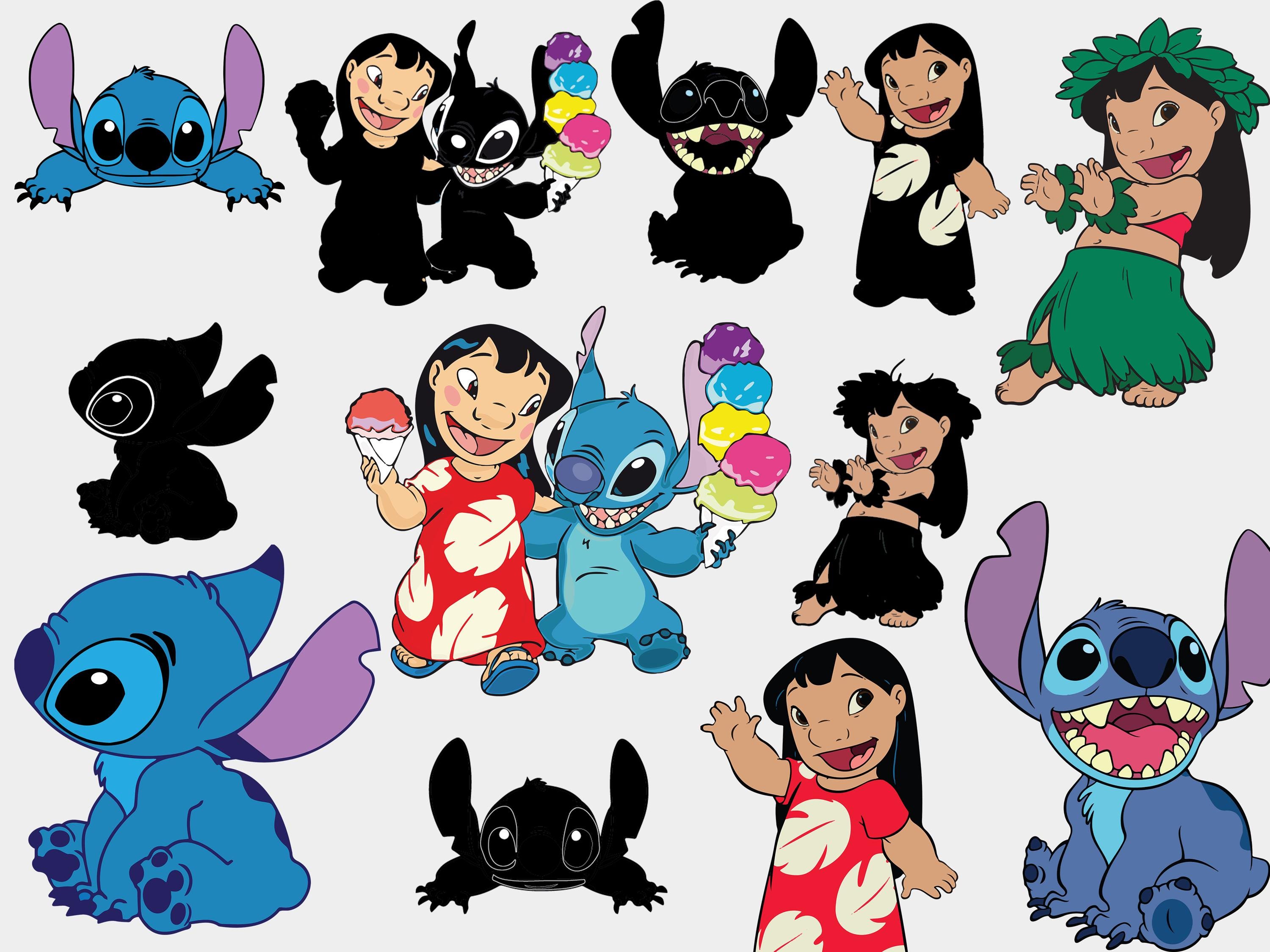 Stitch SVG Bundle: Lilo Vector Cut Files for Cricut (digital Download ...
