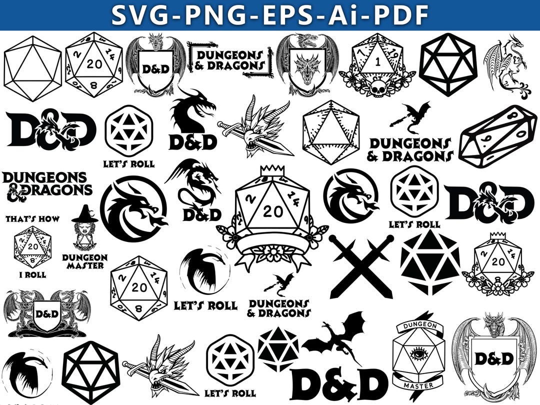 D and D Svg Bundle, Dnd Svg Bundle, Dnd Png Bundle, Dnd Dxf Bundle, Dnd ...