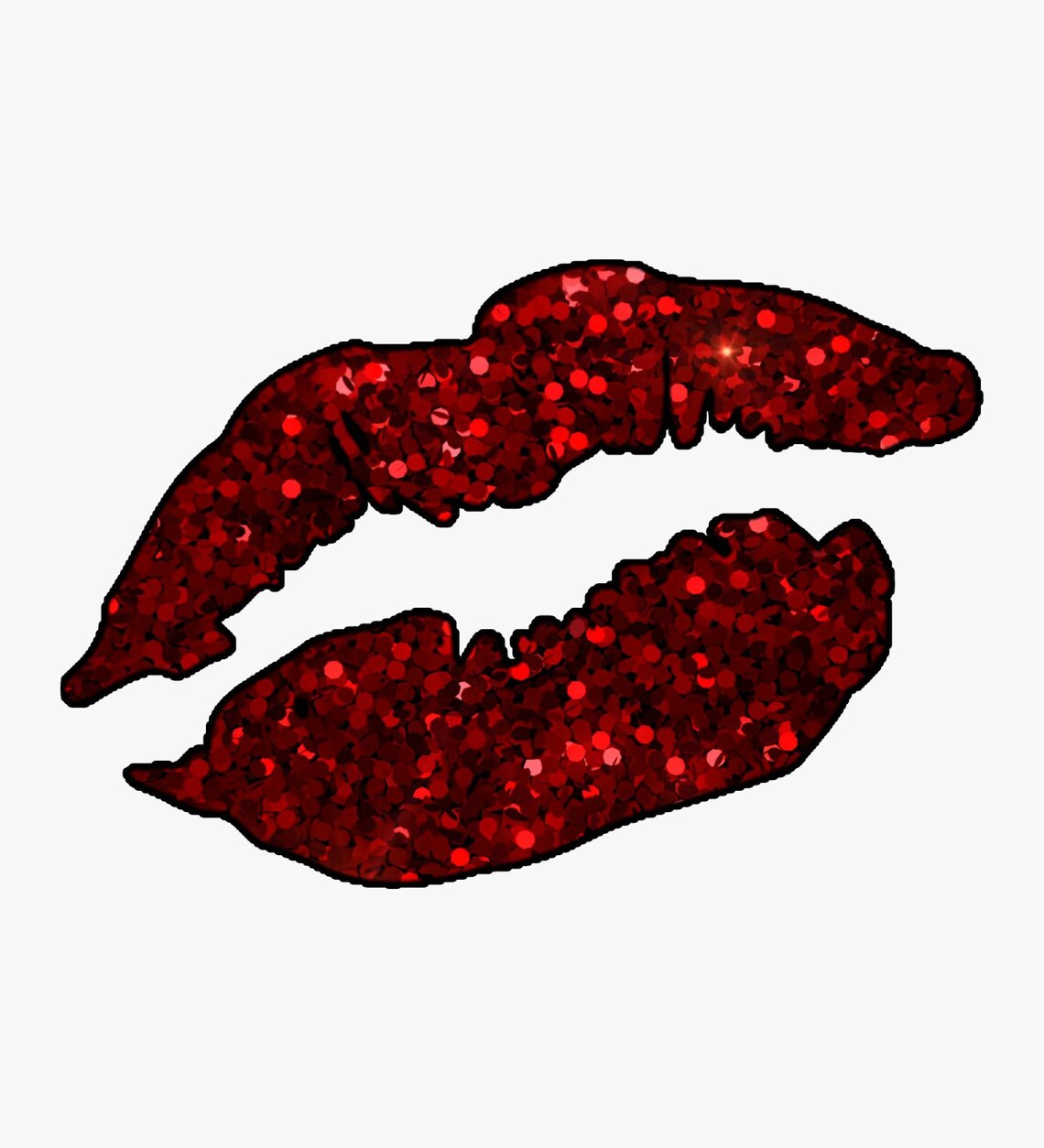 Glitter Lips Png, Glitter Lips Clipart, Lips Sublimation PNG, Valentine ...