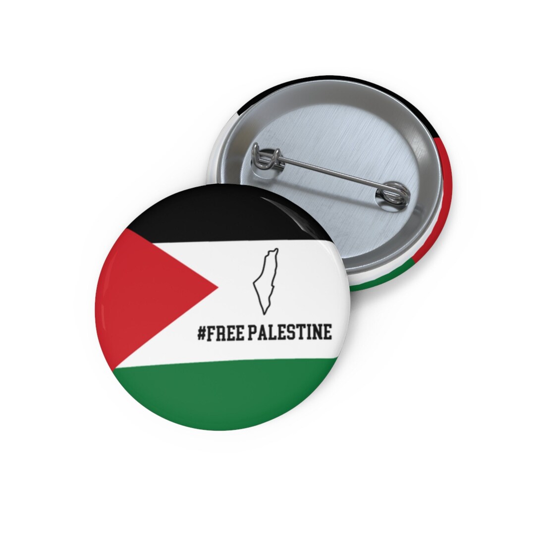 Palestine Pin Buttons Palestine Pin Buttons 1.25 Inch Palestine ...
