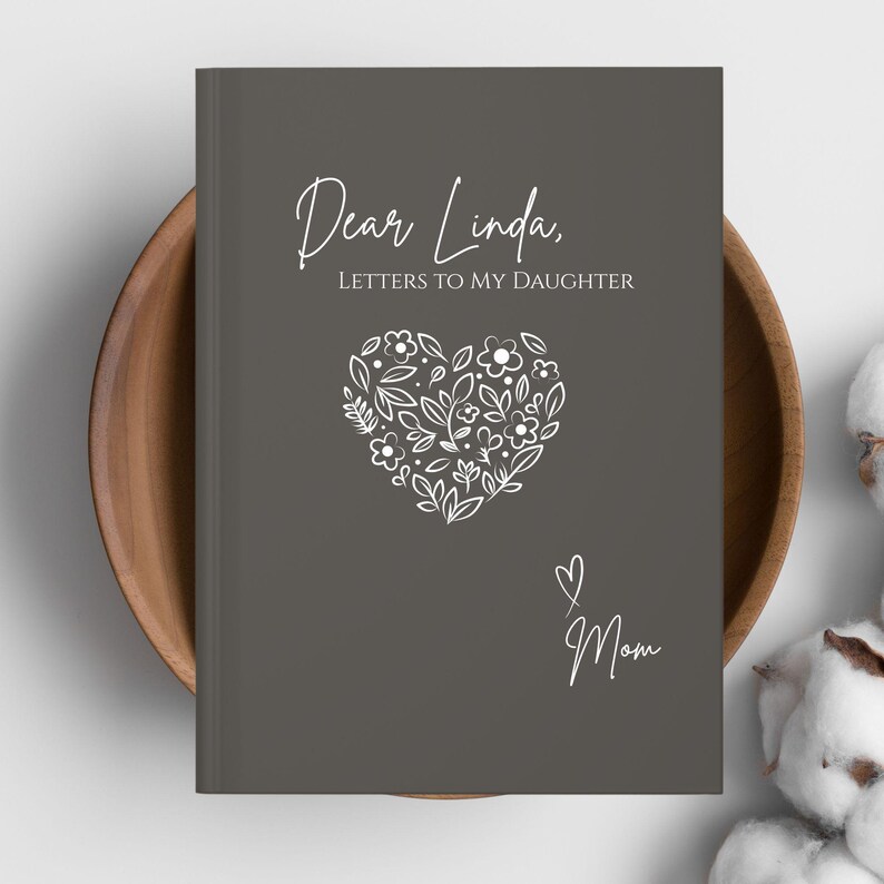 Letters to My Daughter Journal, Personalized Name Memory Book, Custom ...