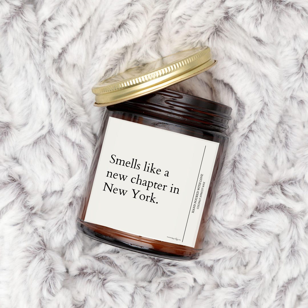 Moving Gift, Smells Like a New Chapter in New York, Personalized Gift ...