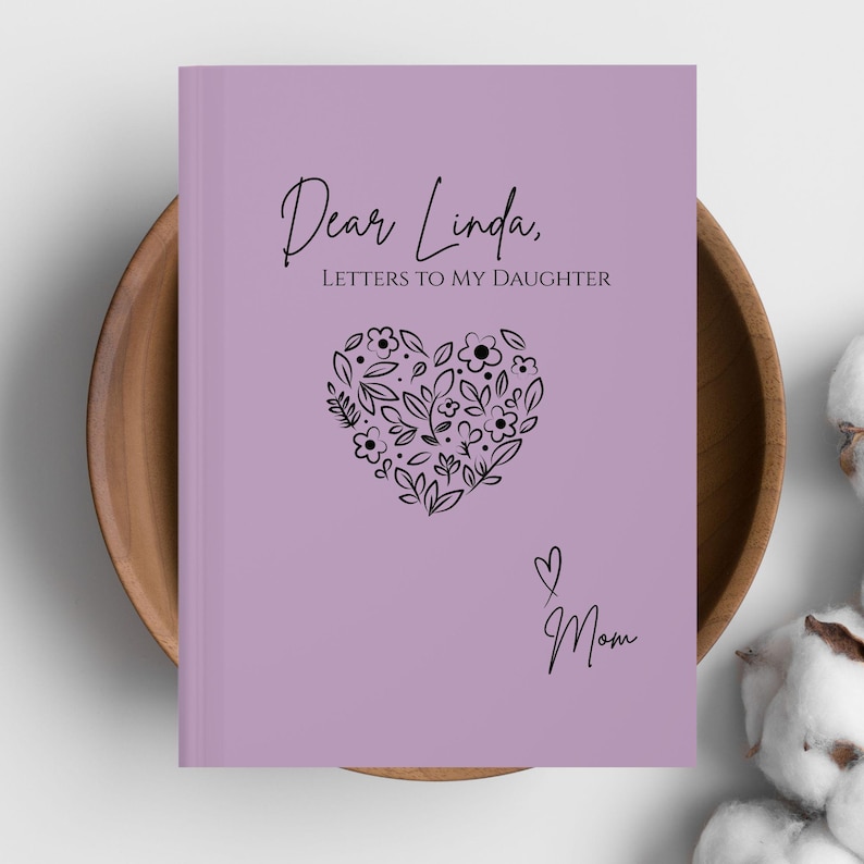 Letters to My Daughter Journal, Personalized Name Memory Book, Custom ...