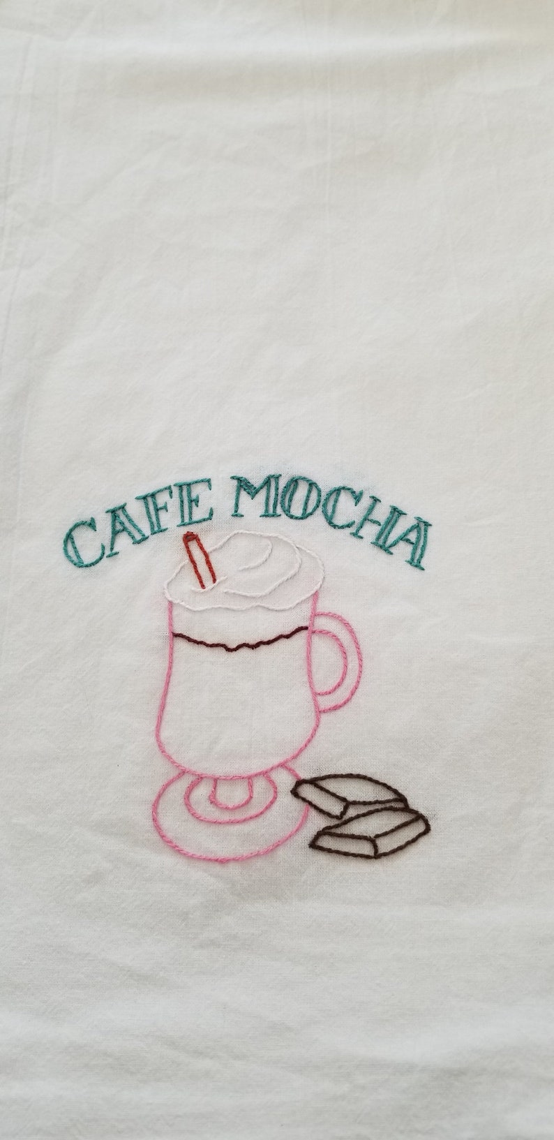 Set of 7 Hand Embroidered T-towel Java - Etsy