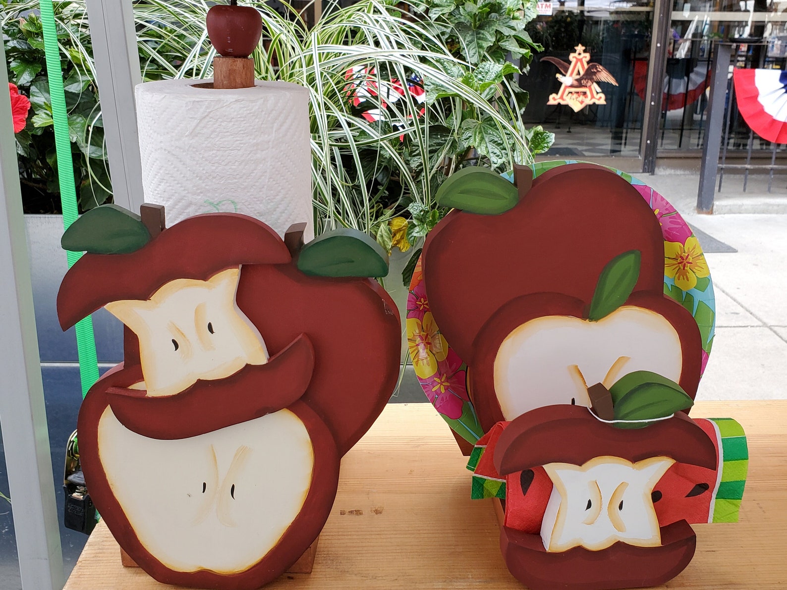 Apple Napkin and Plate Paper Towel Set - Etsy