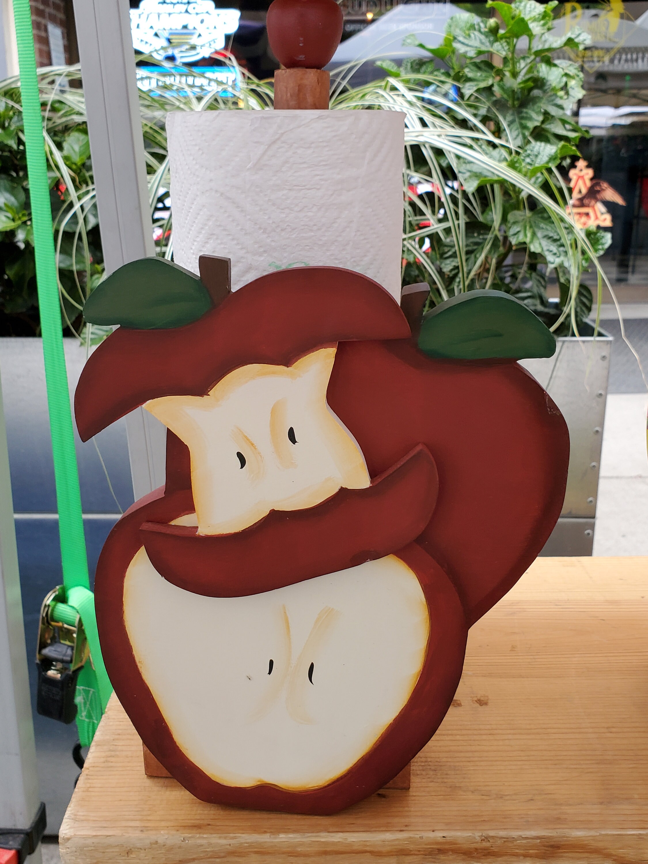 Apple Paper Towel Holder - Etsy