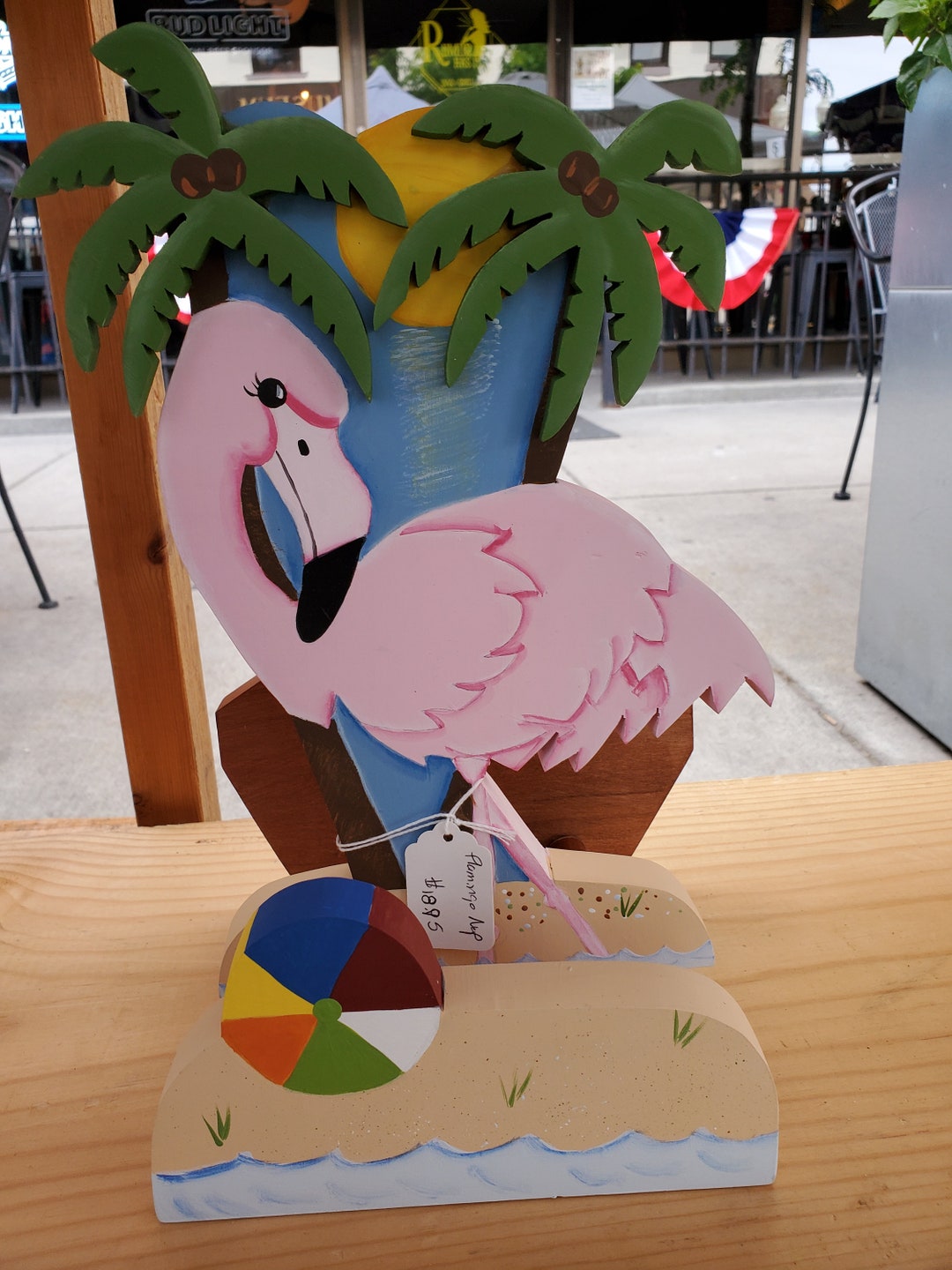 Flamingo Paper Plate and Napkin Holder - Etsy
