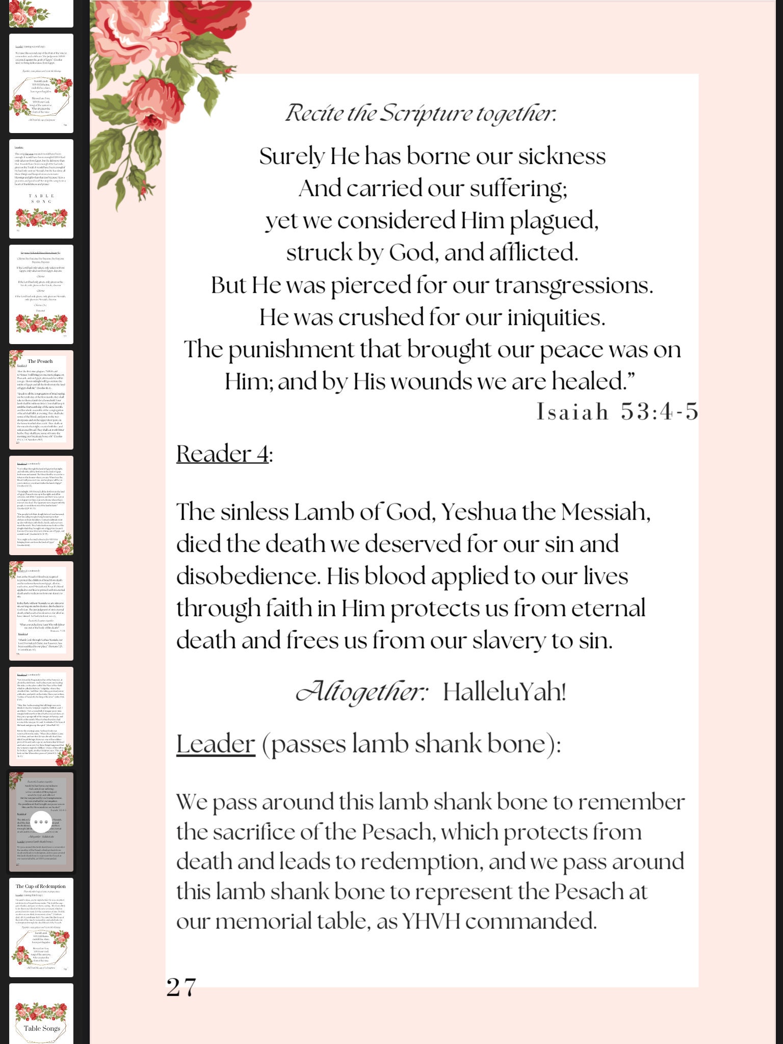 Our Family Messianic Passover Haggadah - Etsy