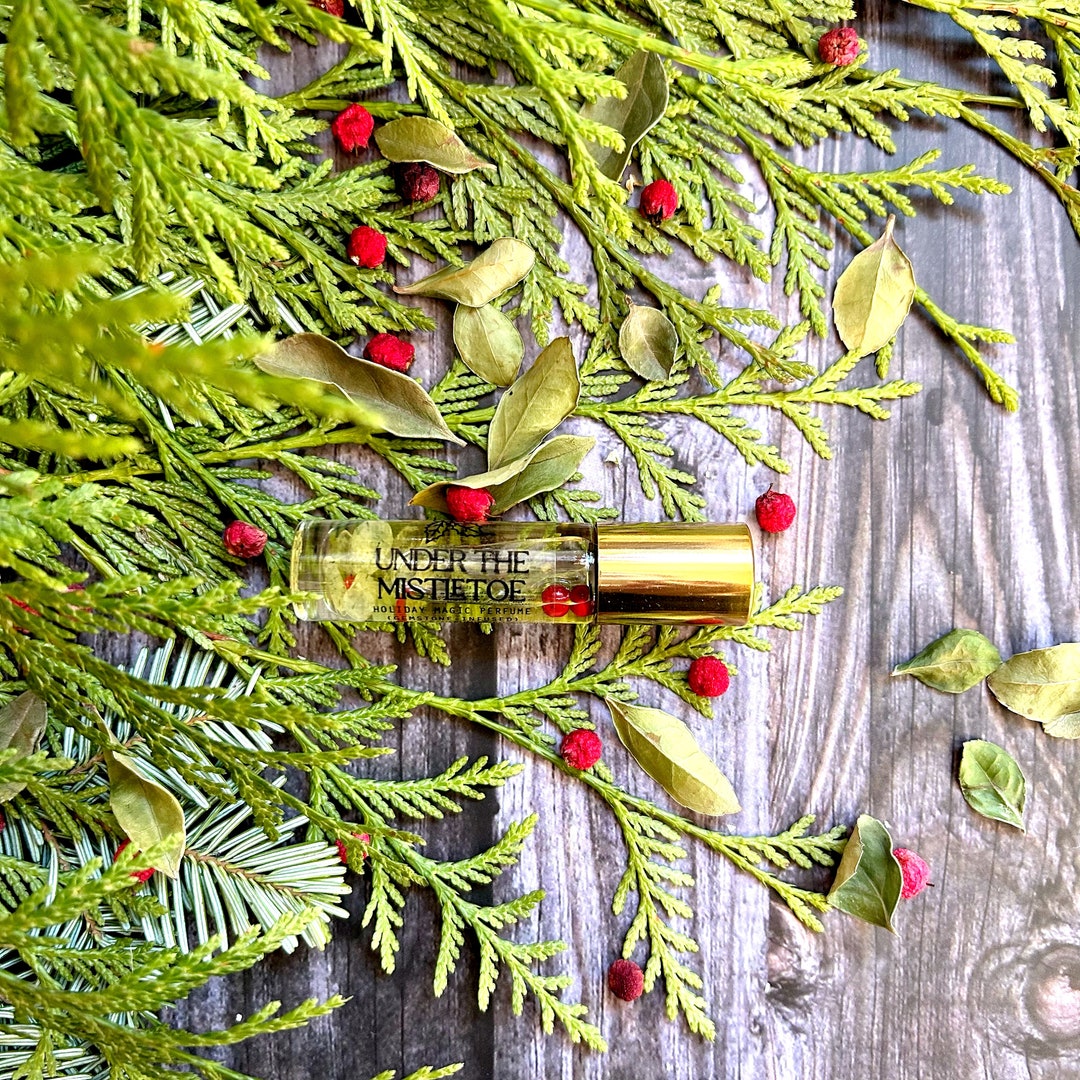 Under the Mistletoe: Holiday Magic Gemstone-infused Natural - Etsy