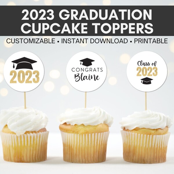 Graduation Cupcake Topper - Etsy