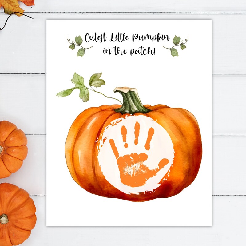 Halloween Handprint Craft - Etsy