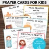 Prayer Cards for Kids, Encouragement Cards for Children, Sunday School ...