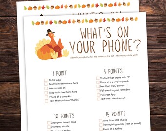 What's on Your Phone Thanksgiving Edition, Thanksgiving What's on Your ...