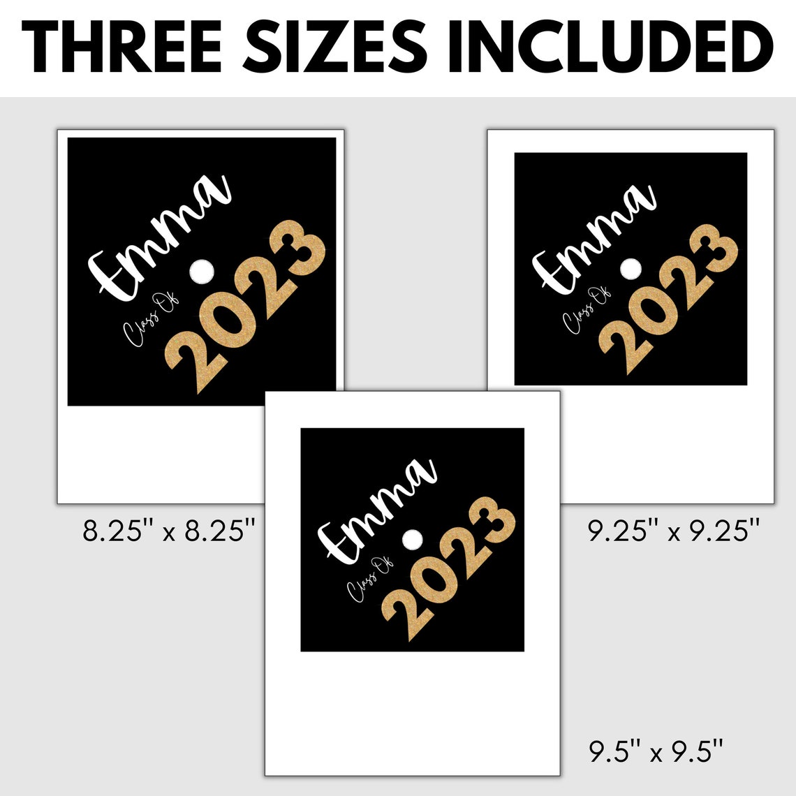 Personalized Graduation Cap Topper Canva Template Editable - Etsy