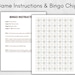 1950s Bingo, 50s Bingo, 50s Game, 1950s Bingo Cards, 50s Party Game ...