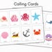 Ocean Bingo, Under the Sea Bingo, 30 Printable Ocean Bingo Cards ...