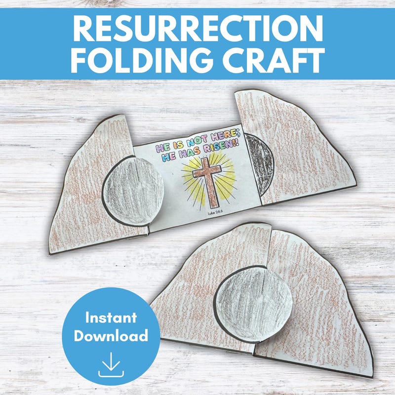 Jesus in the Tomb Craft - Etsy