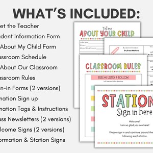 Meet the Teacher Template, Meet the Teacher Editable, Student ...