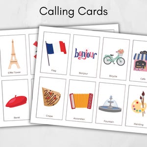 France Bingo, France Bingo Cards Printable Game, Paris France Travel ...