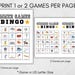 Summer Games Bingo, Sports Bingo Game, Summer Bingo, July Sports ...