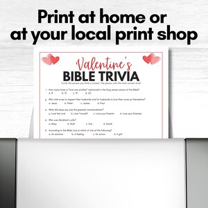 Valentine's Bible Trivia Game, Christian Valentine's Trivia Game ...