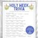 Holy Week Trivia, Resurrection Trivia Questions, Easter Story Trivia ...