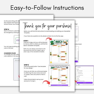 March Classroom Newsletter Template, St. Patrick's Day Classroom ...