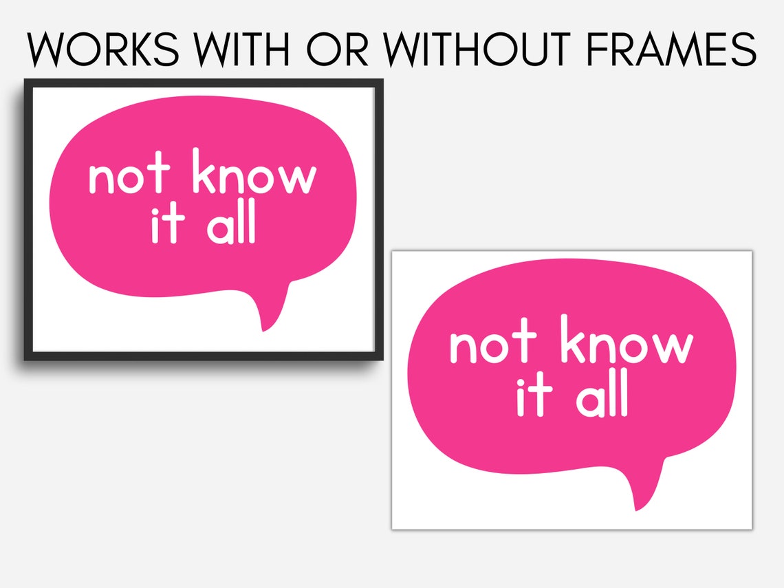 Customizable Classroom Posters, Posters for Kindergarten Classroom ...