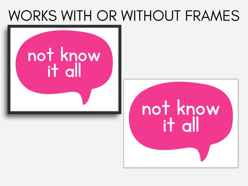 Customizable Classroom Posters, Posters for Kindergarten Classroom ...