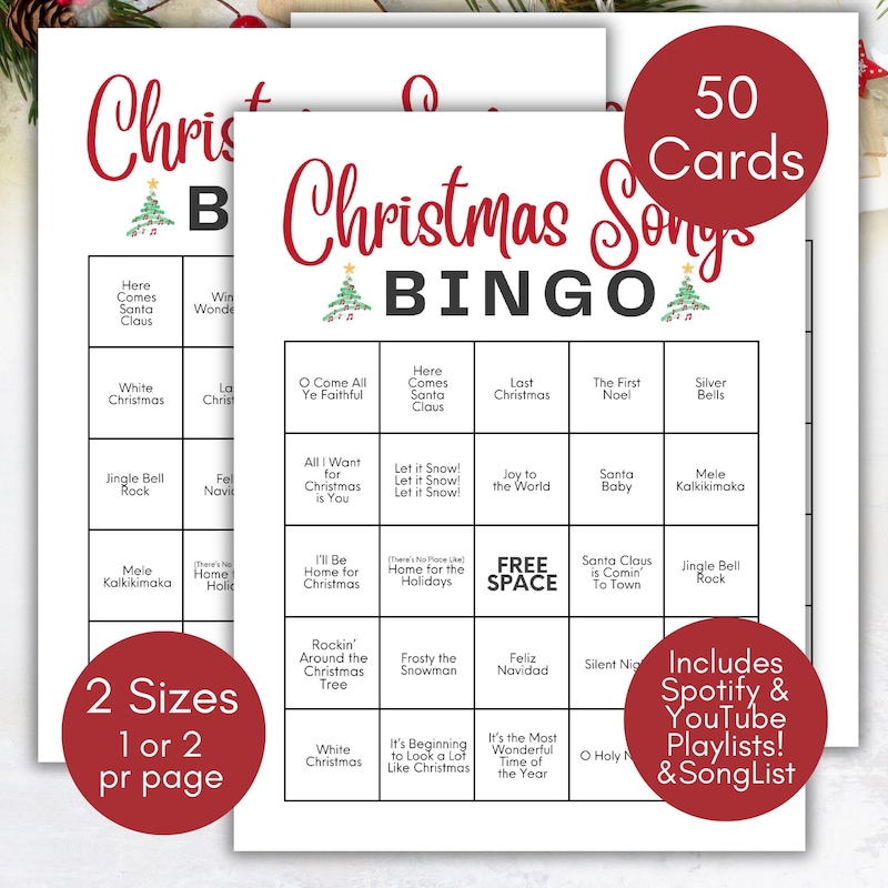 Christmas Bingo - Etsy