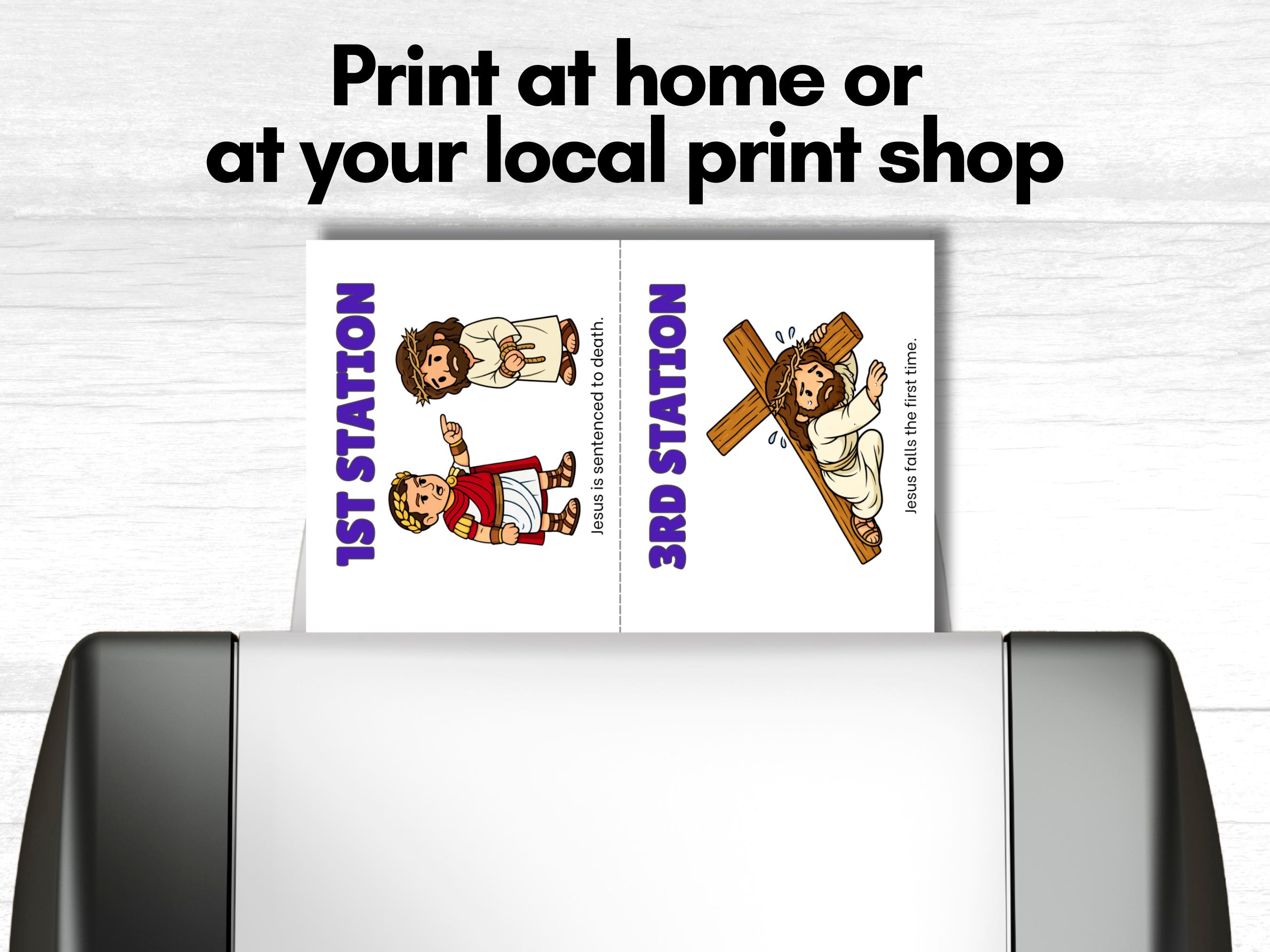 Stations of the Cross for Kids, Lent Activity, Prayer Booklet, Catholic ...