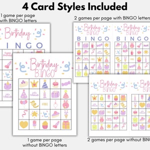 Bingo Card Generator, Editable Bingo Card, DIY Fillable Gae Cards ...