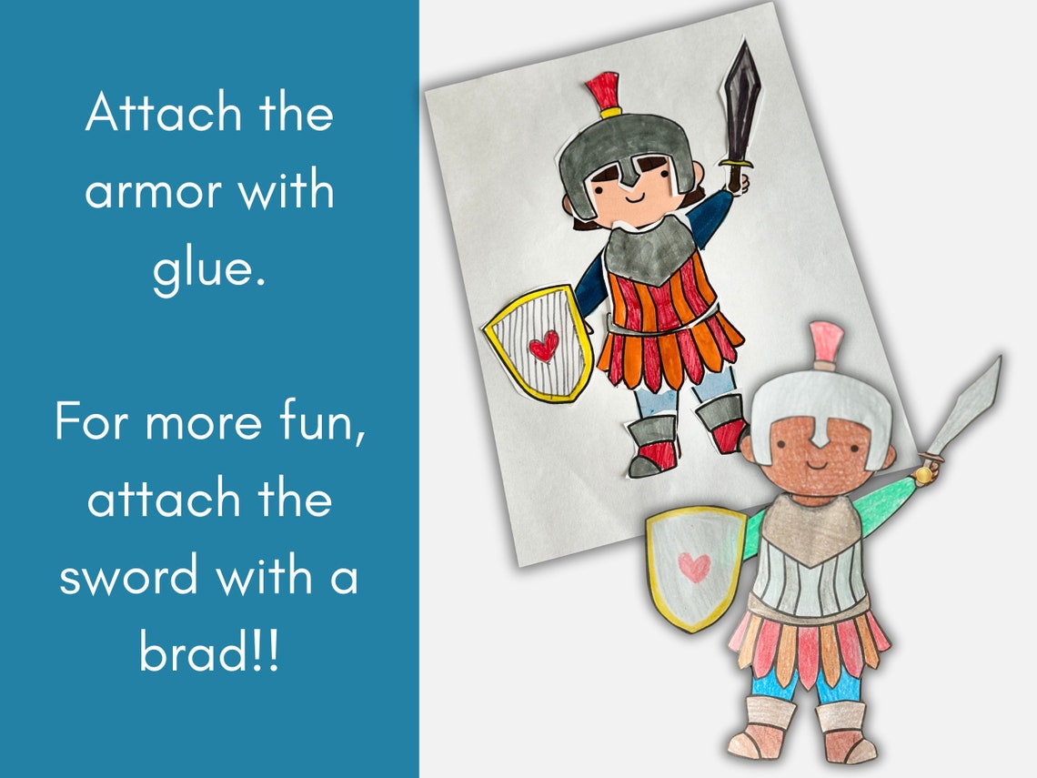 Armor of God Printable, Bible Lesson, Ephesians, Sword of the Spirit ...