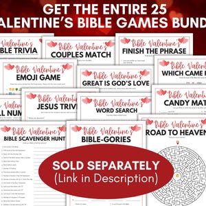 Valentine's Bible Trivia Game, Christian Valentine's Trivia Game ...