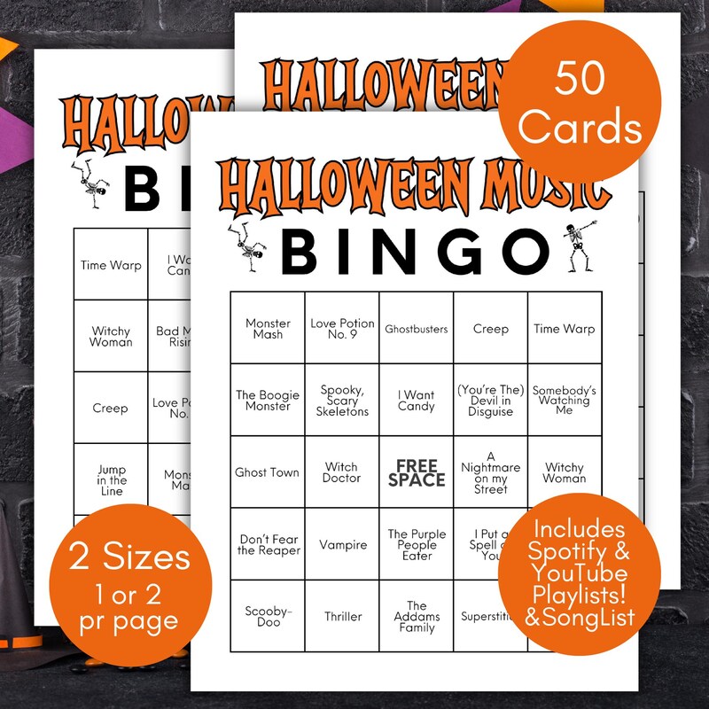 Halloween Bingo - Etsy