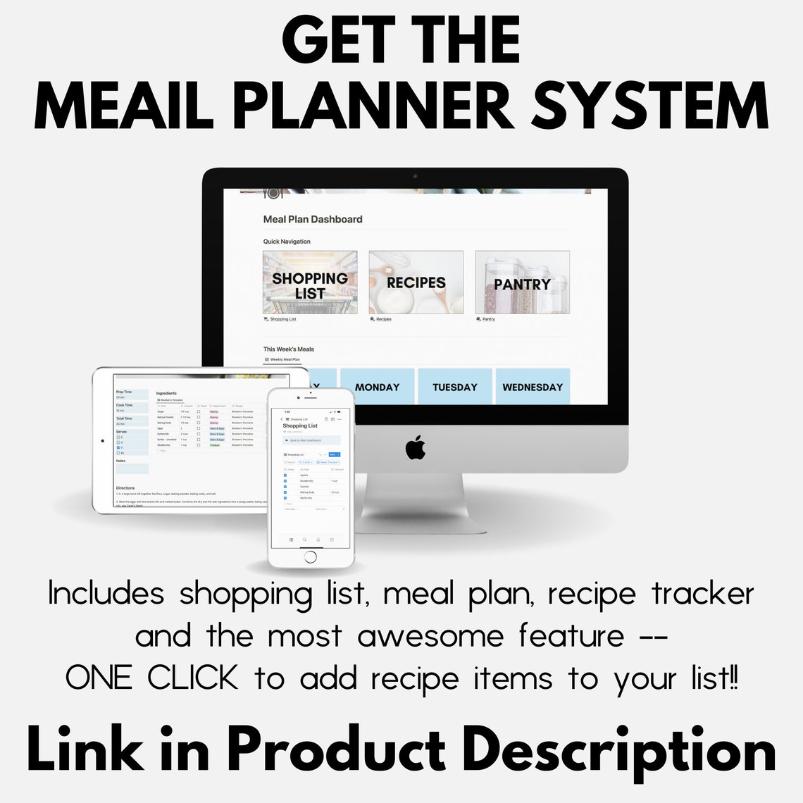 Digital Shopping List Grocery List Notion Template Notion - Etsy