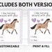 Horse Valentine Cards, Horse Valentines for Kids, Pony Valentines ...